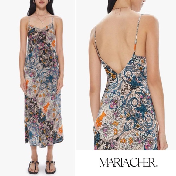 Maria Cher | Dresses | Maria Cher Isabel Silk Strapless Slip Midi Dress ...